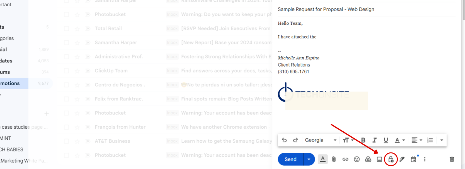 Sending Encrypted Emails Using Gmail and Outlook - TechOnsite
